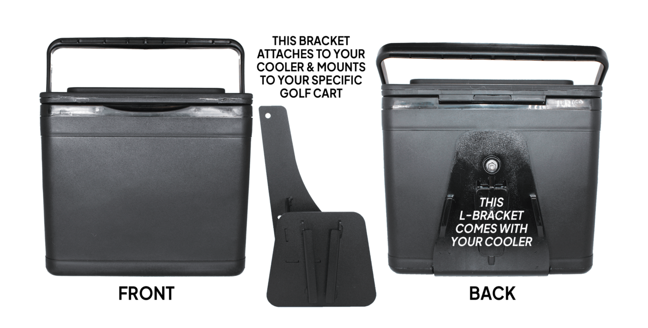 E-Z-GO TXT Model Cooler Mounting Bracket - Iceberg Cooler Concepts