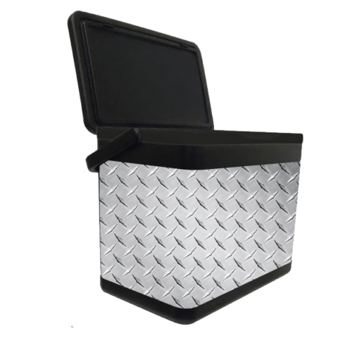 Diamond Plate Hard Cooler - Iceberg Cooler Concepts